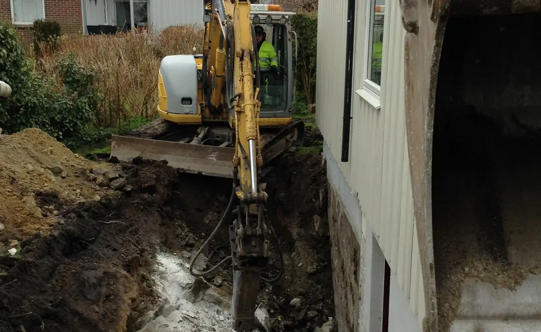 Meisling og sprengning - baerheimmaskin