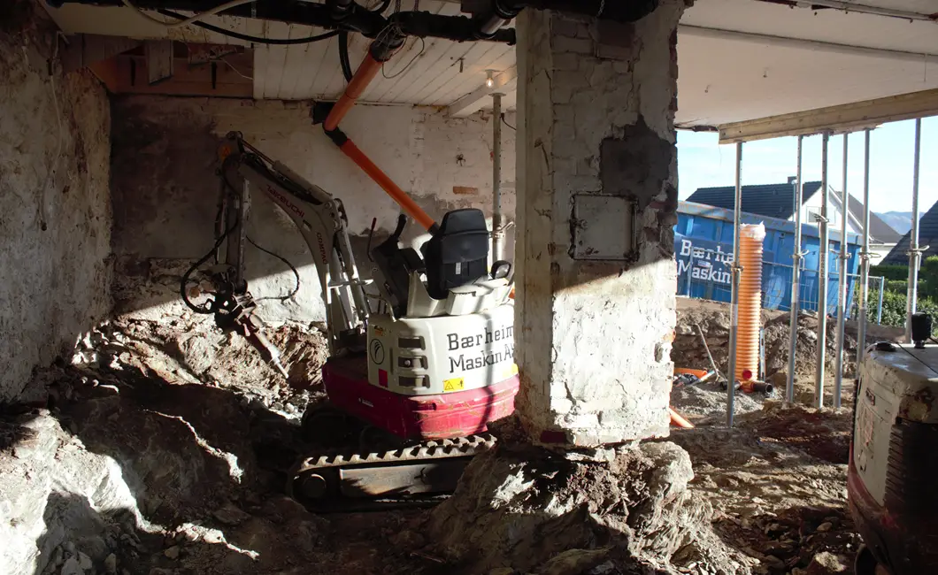 Meisling og sprengning - baerheimmaskin